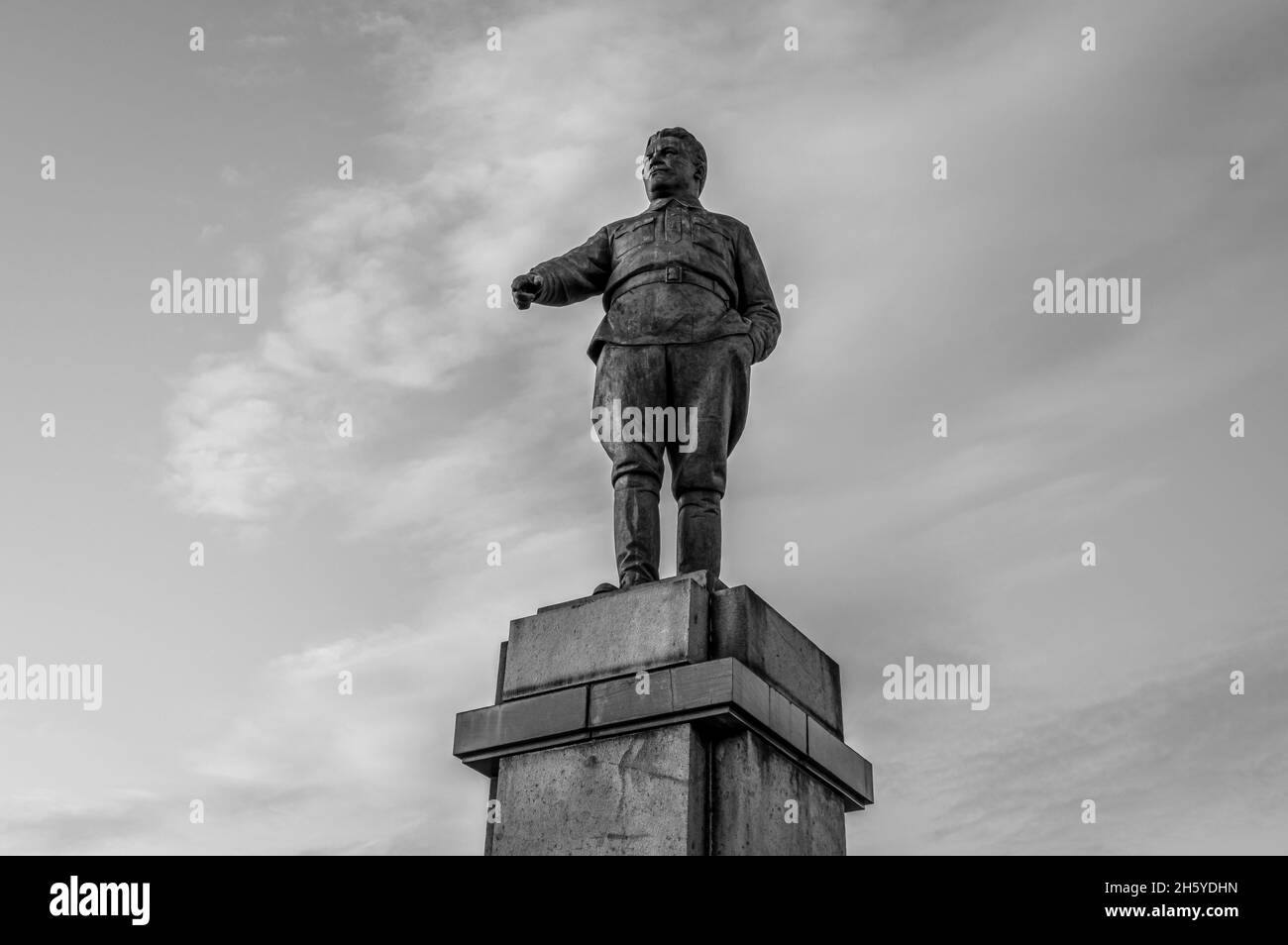 Soviet statue Black and White Stock Photos & Images - Alamy