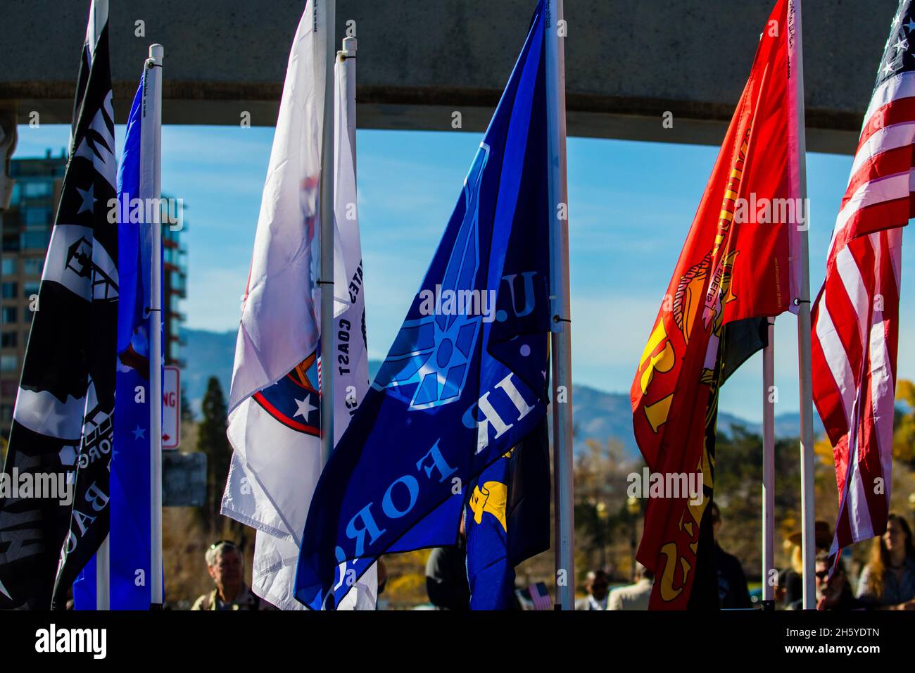 Us military branch flags hi-res stock photography and images - Alamy