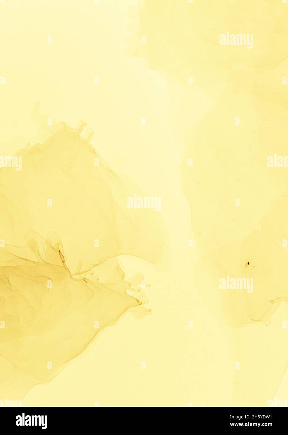 Watercolour Yellow Background. Bright Soft Spots Stock Photo - Alamy