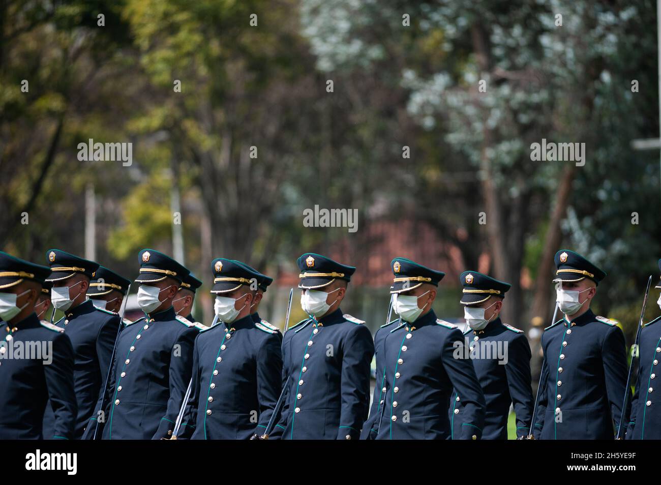 Bogota, Colombia. 11th Nov, 2021. Newly promoted Police officers ...