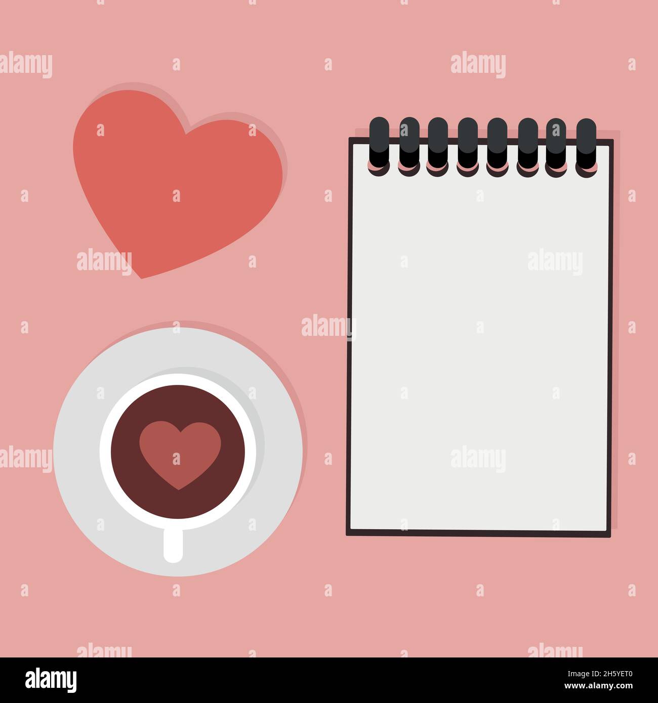 Happy valentines day cup Stock Vector Images - Alamy