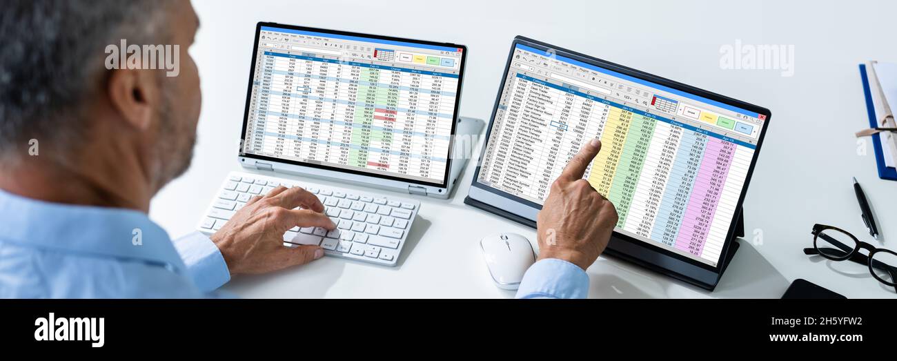 Medical Coding Bill And Billing Codes Spreadsheets Stock Photo - Alamy