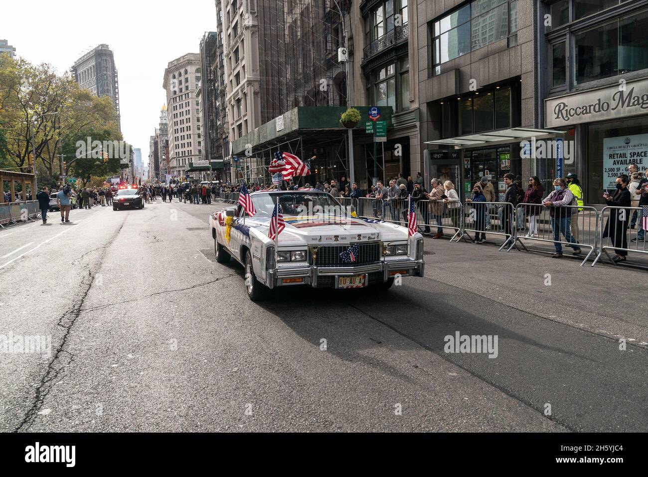 New York, USA. 11th Nov, 2021. Atmosphere during Veterans Day Parade ...