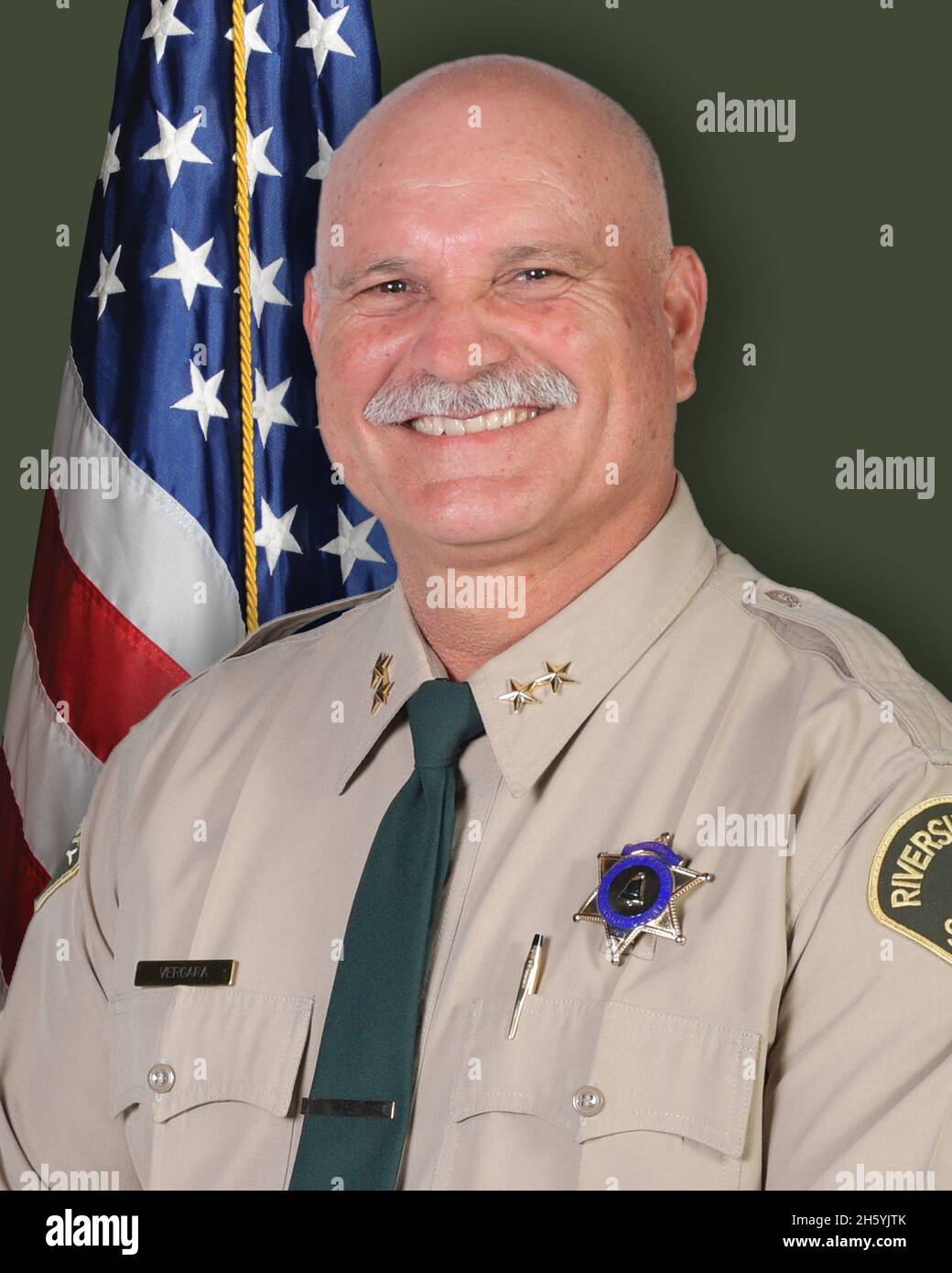 Riverside County Sheriff's Department Assistant Sheriff Raul Vergara ca ...