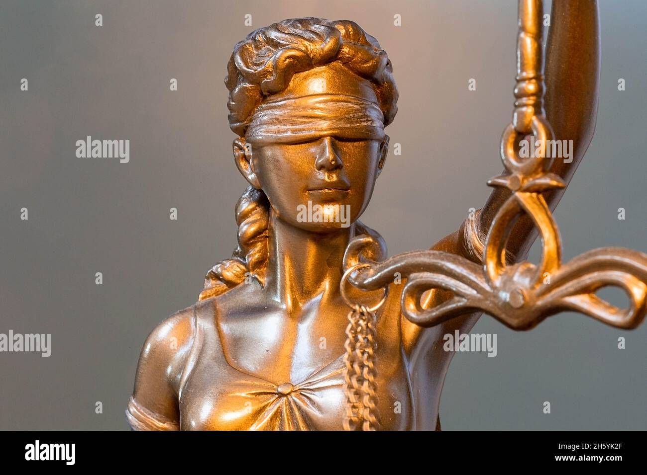 Close-up of a Justitia as a symbol for law, justice etc Stock Photo - Alamy