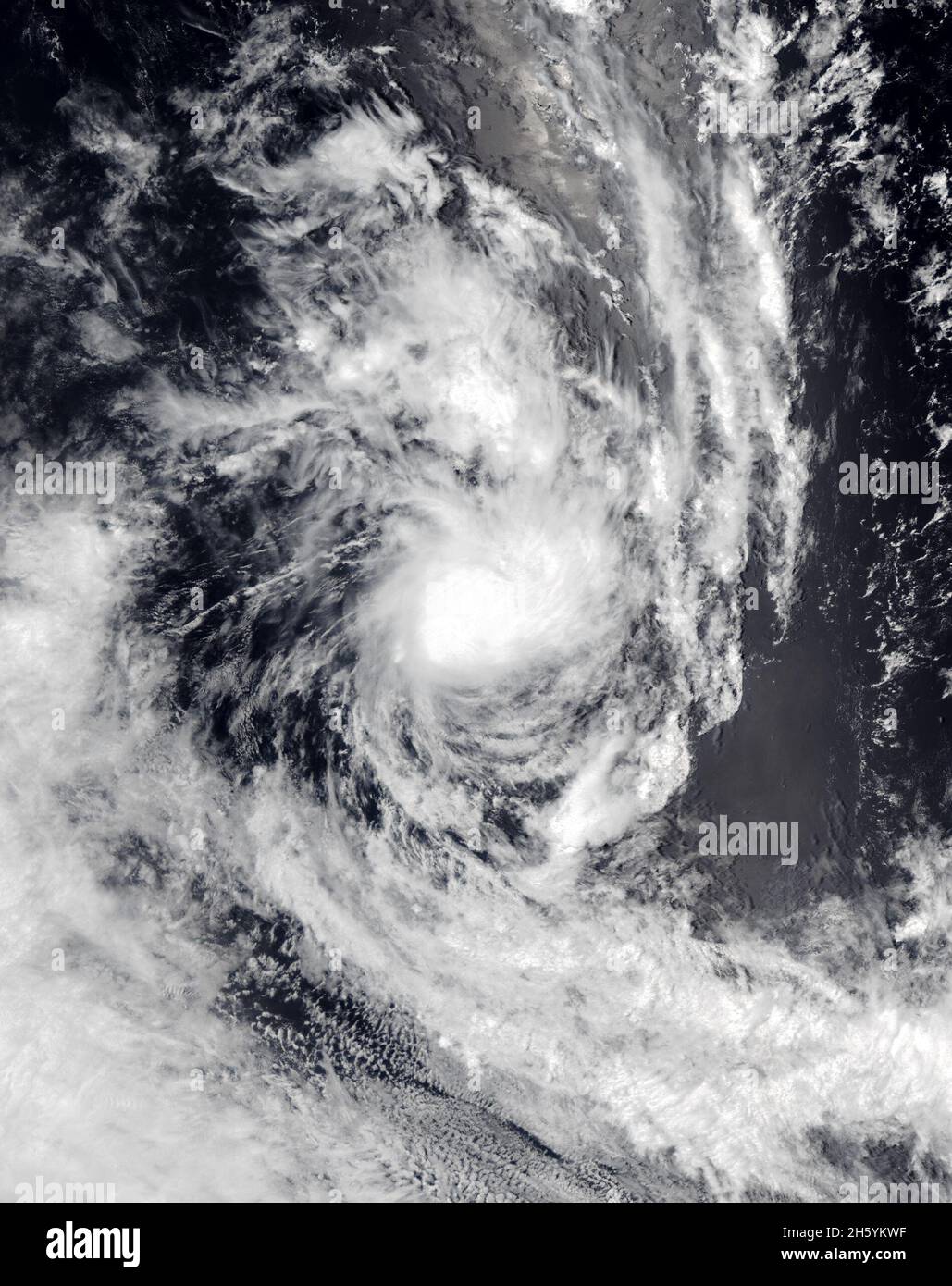 Moderate Tropical Storm Esami on January 25, 2020 Stock Photo - Alamy