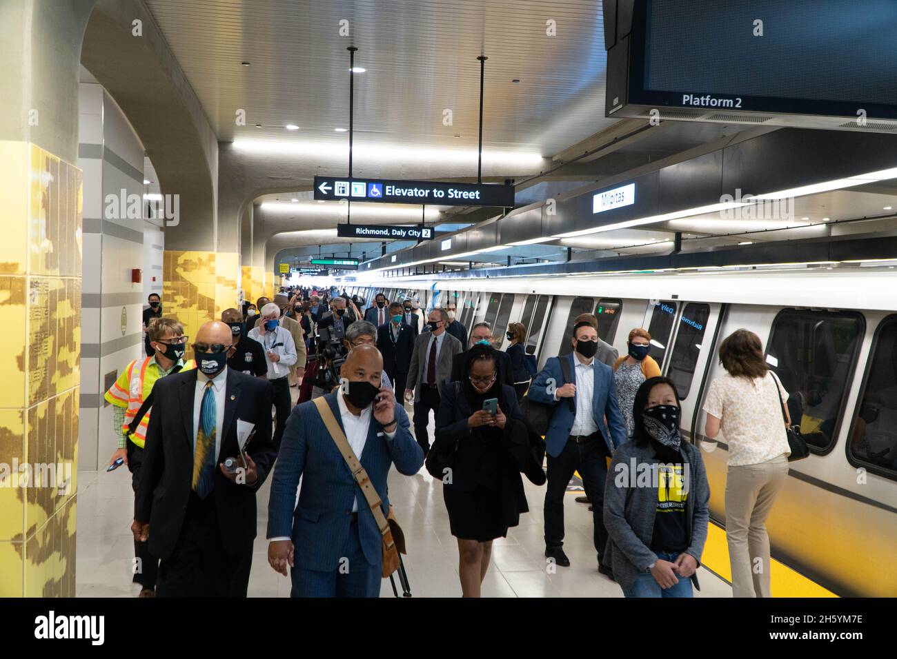 Bart milpitas station hi-res stock photography and images - Alamy