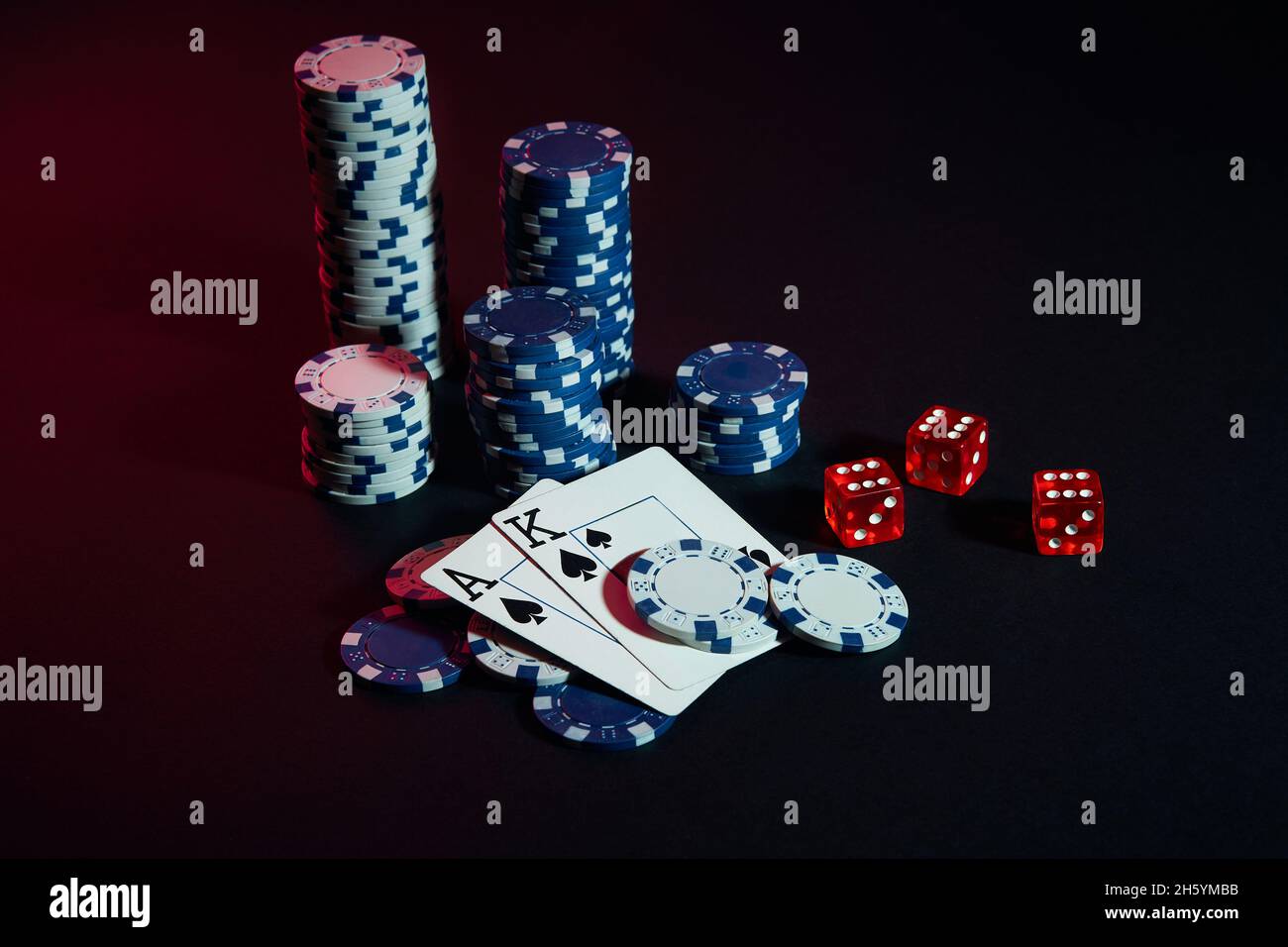 Real gaming chips hi-res stock photography and images - Alamy