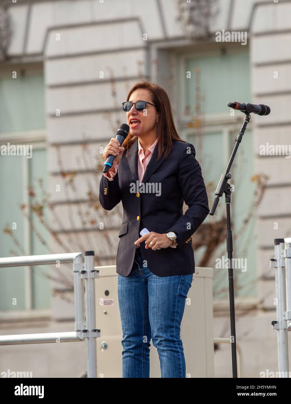 California lieutenant governor Eleni Kounalakis at the 2020 San ...