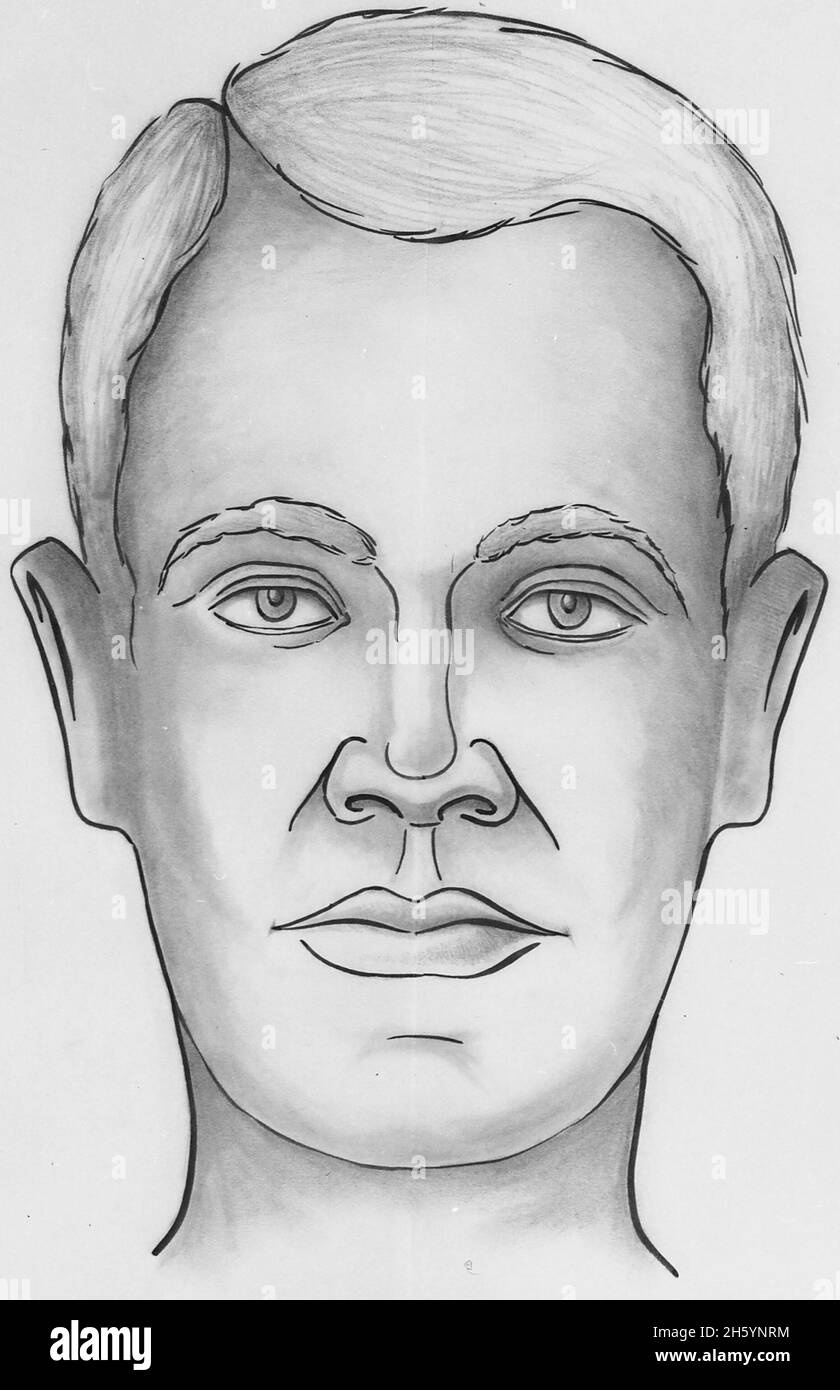 Forensic sketch of an unidentified murder victim discovered in 1977 ...