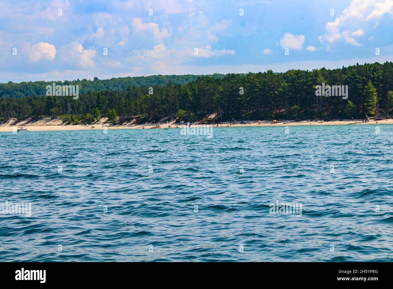 Pictured Rocks National Lakeshore in Michigan Stock Photo - Alamy