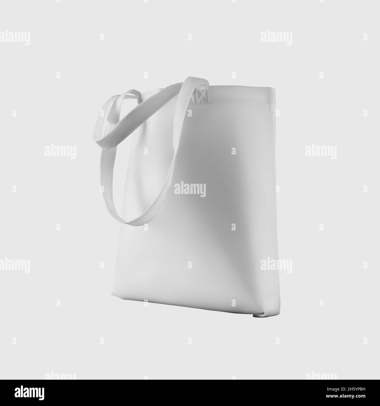 White totebag 3d rendering mockup, for retail, place for design, print ...