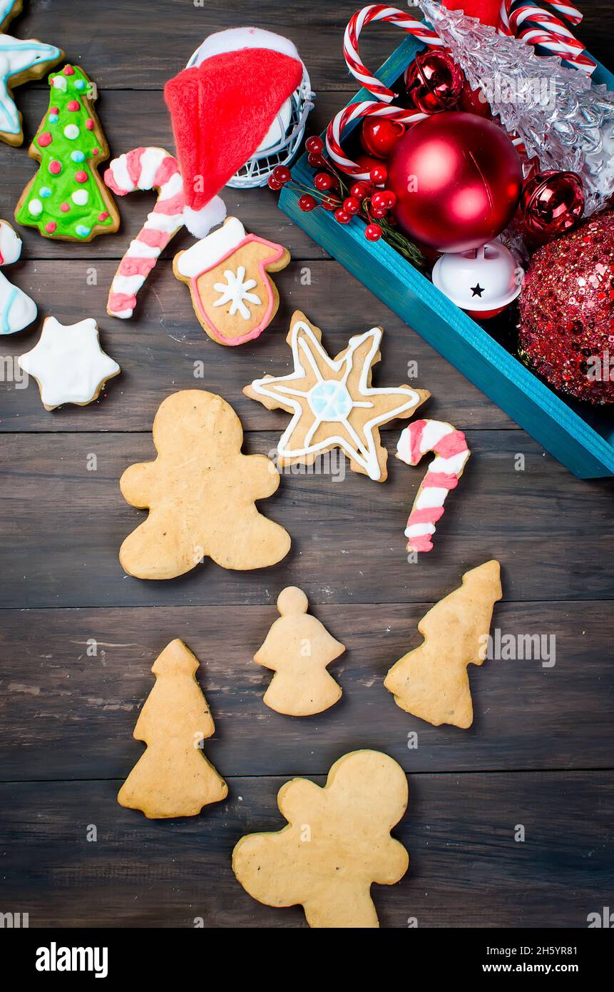 Preparation gingerbread painting process hi-res stock photography and ...