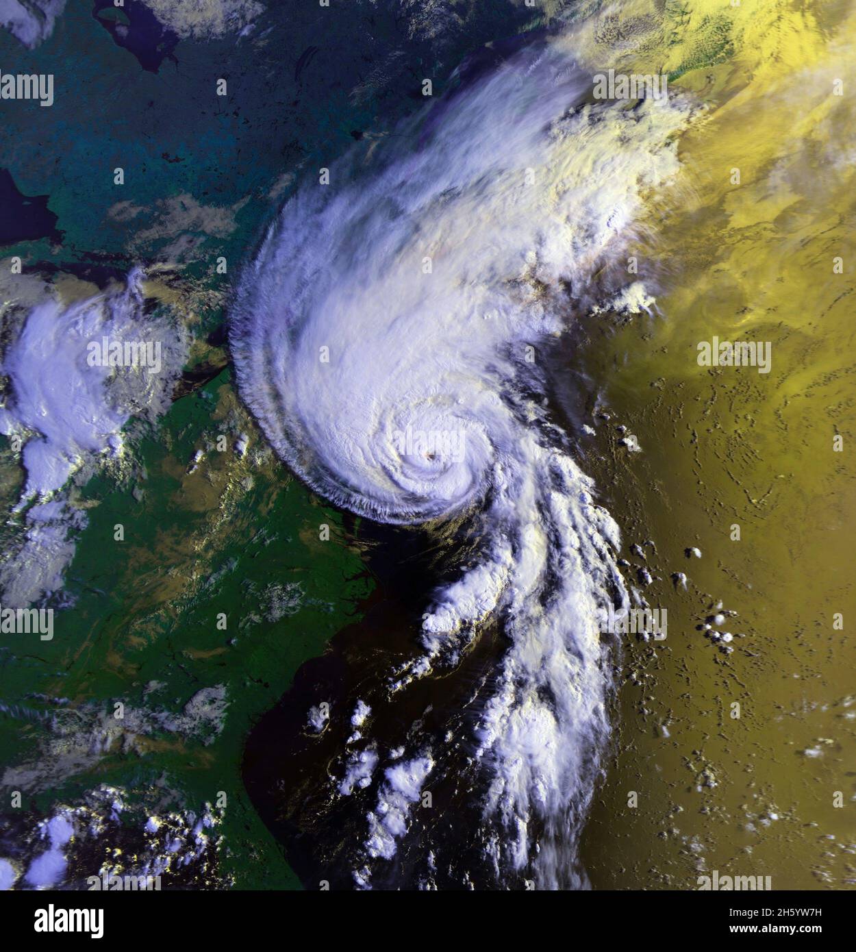 Hurricane bob satellite image hi-res stock photography and images - Alamy