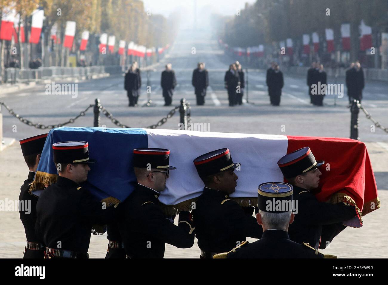 Paris, France. 11th Nov, 2021. French President Emmanuel Macron during ...
