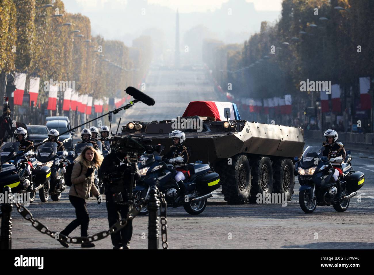 Paris, France. 11th Nov, 2021. French President Emmanuel Macron during ...