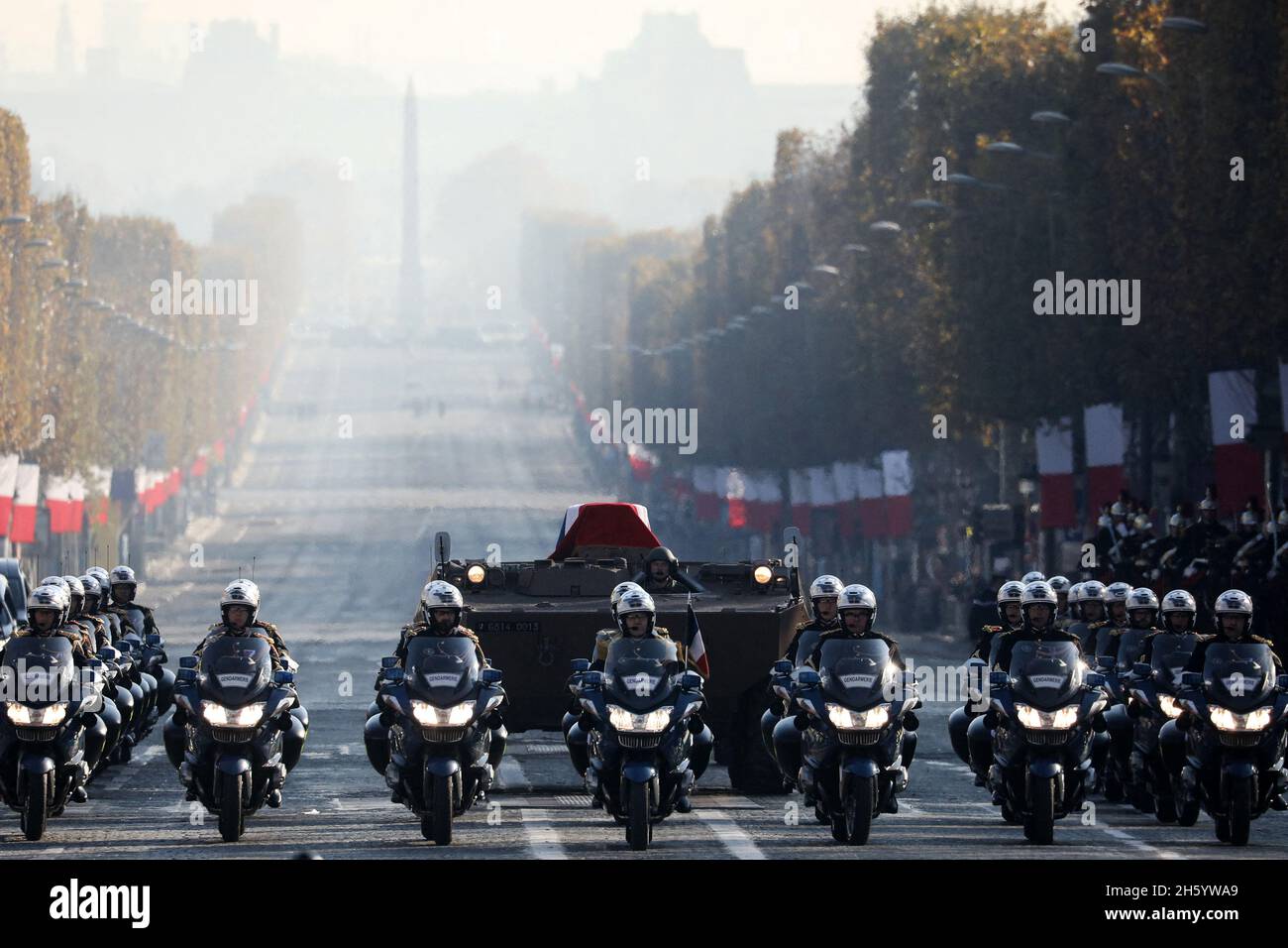 Paris, France. 11th Nov, 2021. French President Emmanuel Macron during ...