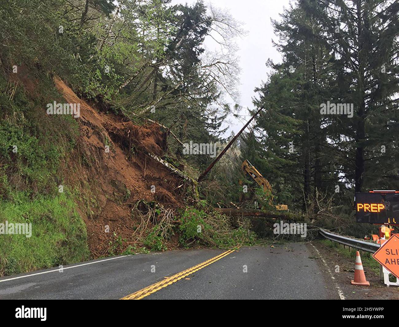 March 2020 Landslide at Last Chance Grade, Del Norte County, California ...
