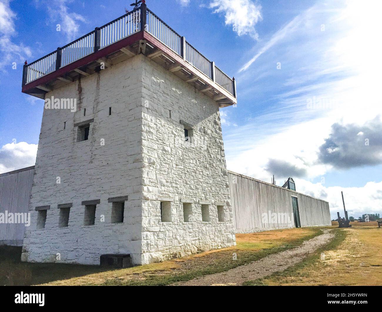 Fort union trading post national historic site hi-res stock photography ...