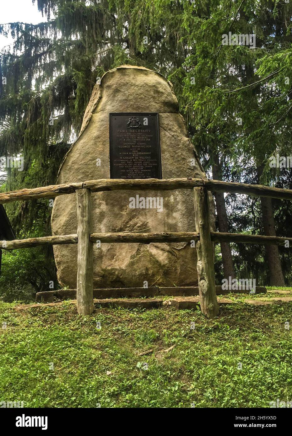 Fort Necessity National Battlefield in Pennsylvania Stock Photo - Alamy