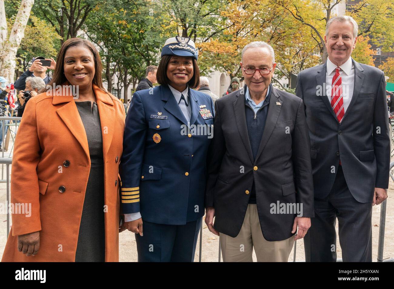 State Attorney General Letitia James, US Coast Guards Captain Zeita ...