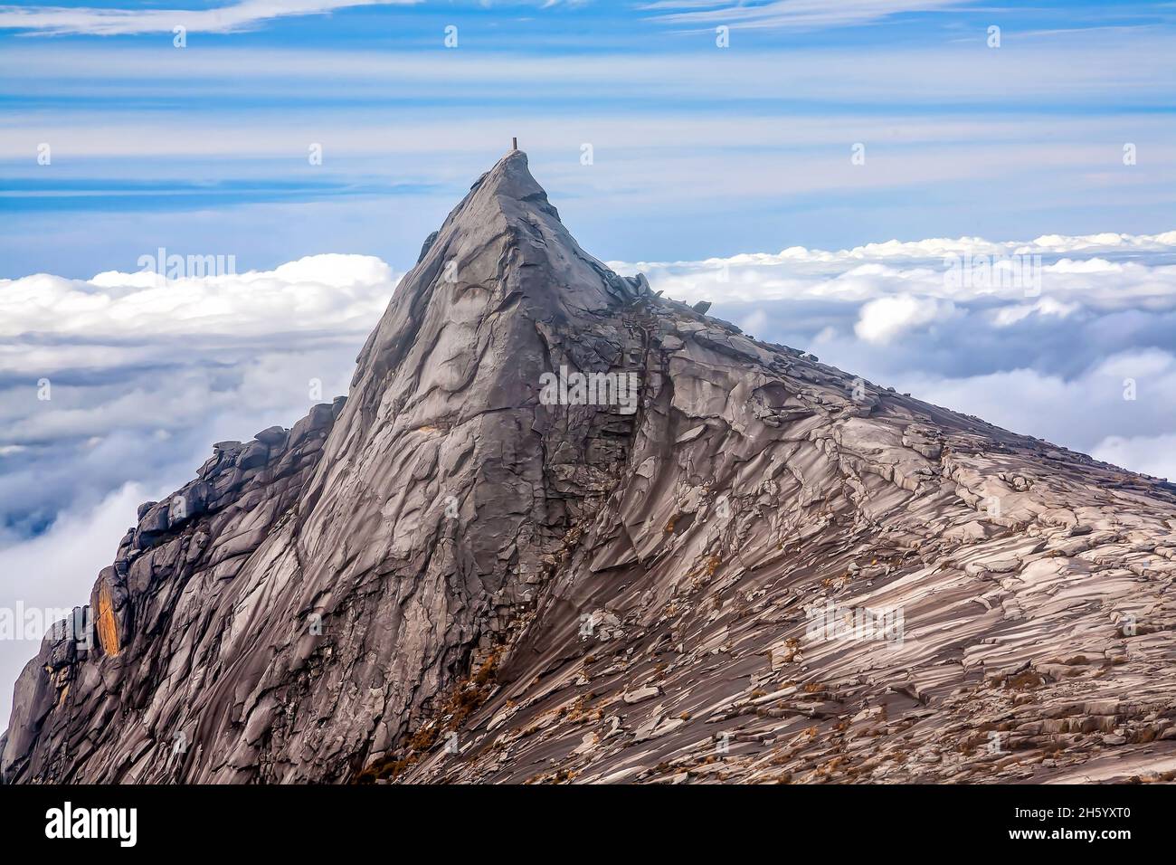 Nature landscape at the top of Mount Kinabalu in Sabah, Malaysia Stock ...