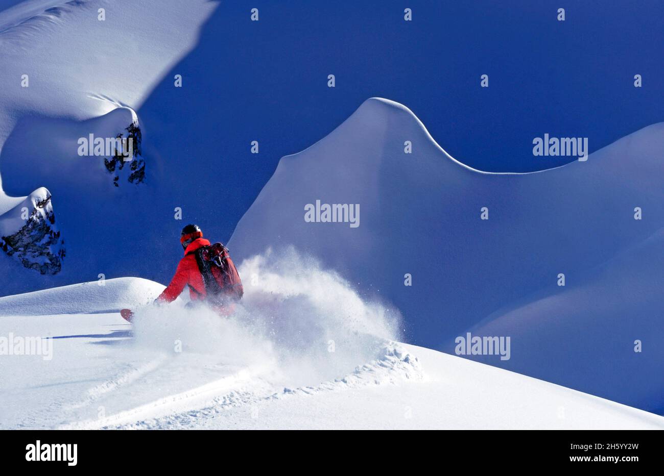 FRANCE, SAVOY ( 73 ), TIGNES, SKI OFF PISTE Stock Photo - Alamy