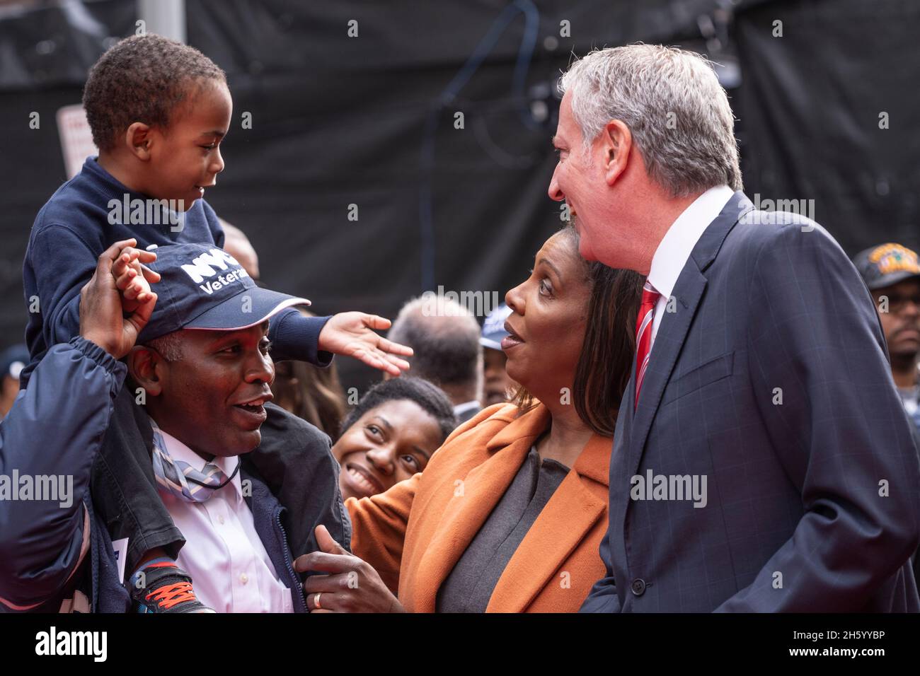 New York, NY - November 11, 2021: Bill de Blasio, State Attorney ...