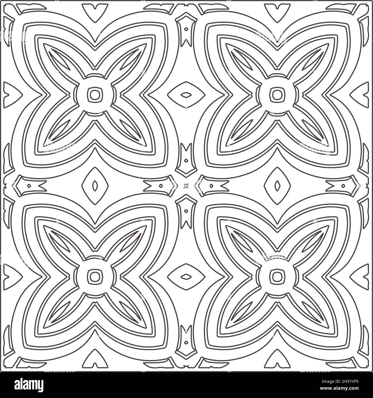 Repeating geometric tiles from striped elements.Modern geometric ...