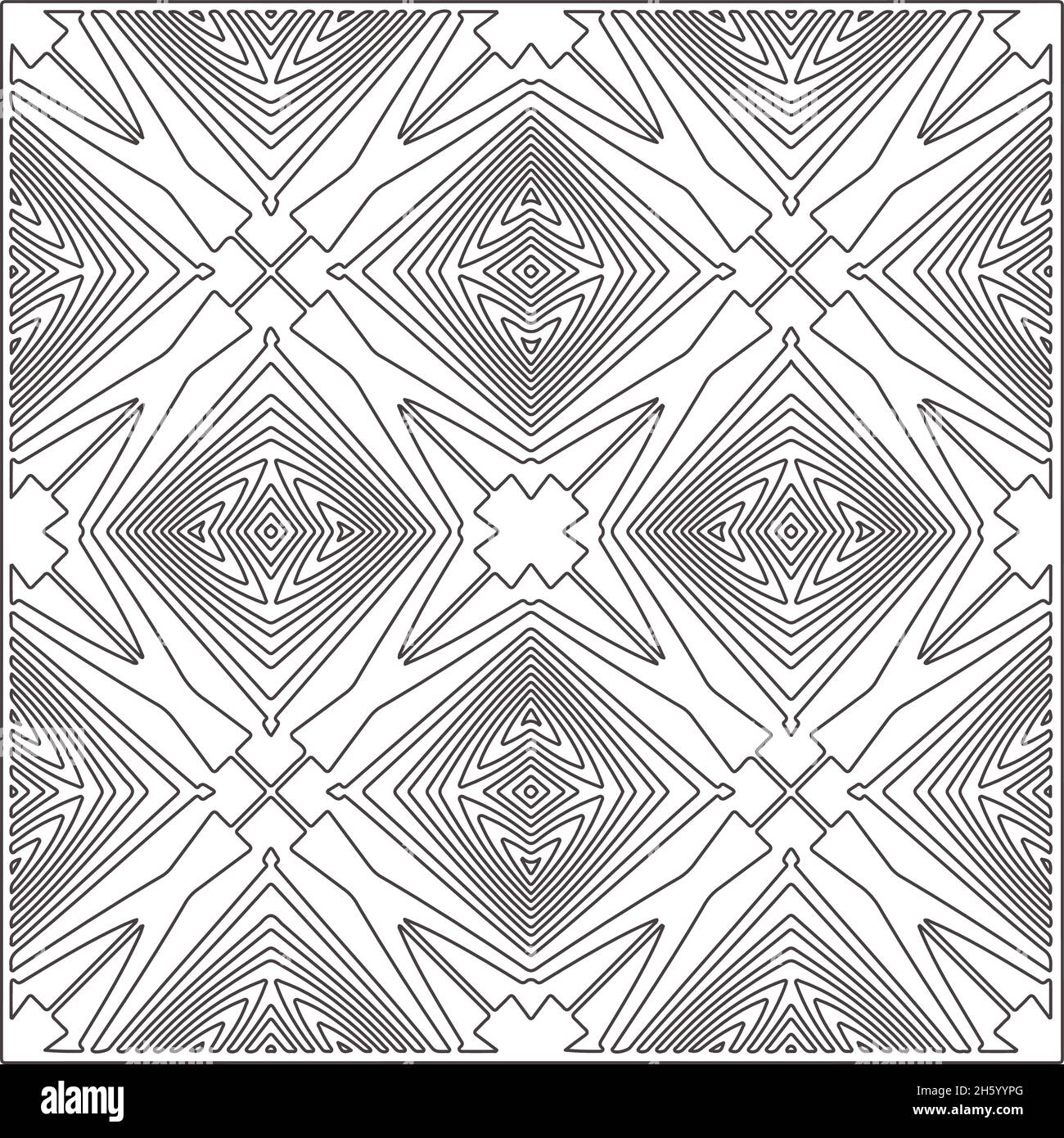 Repeating geometric tiles from striped elements.Modern geometric ...