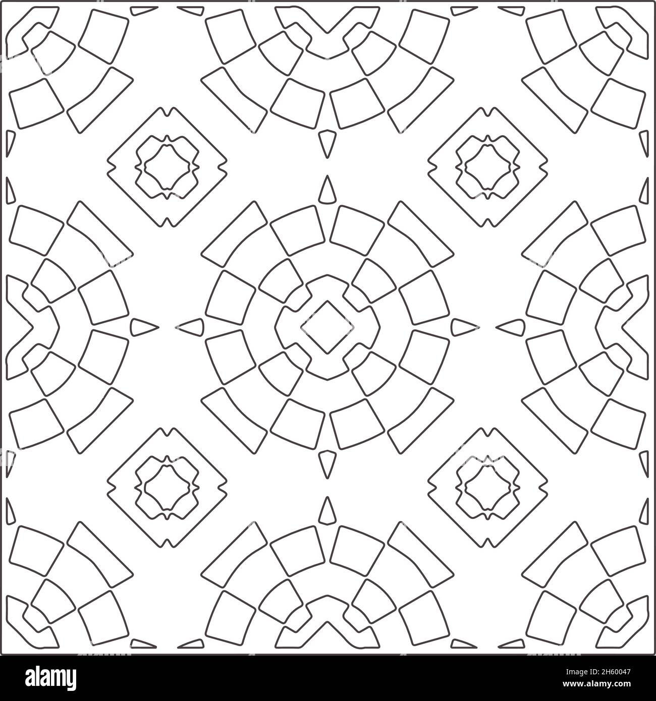 Repeating geometric tiles from striped elements.Modern geometric ...