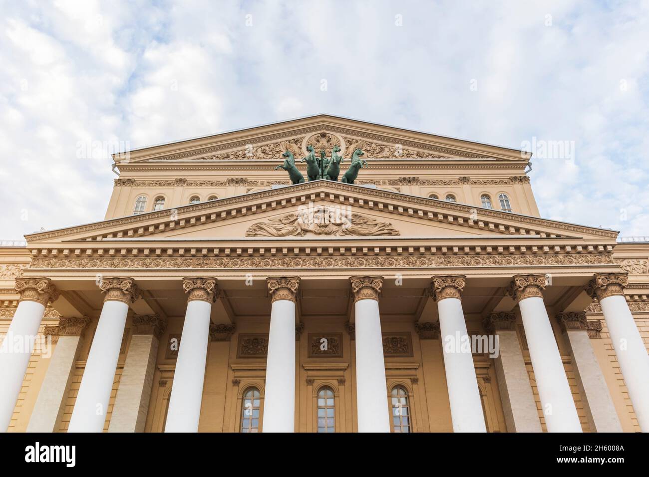 facade of the Bolshoi Theatre Moscow architecture historic building ...