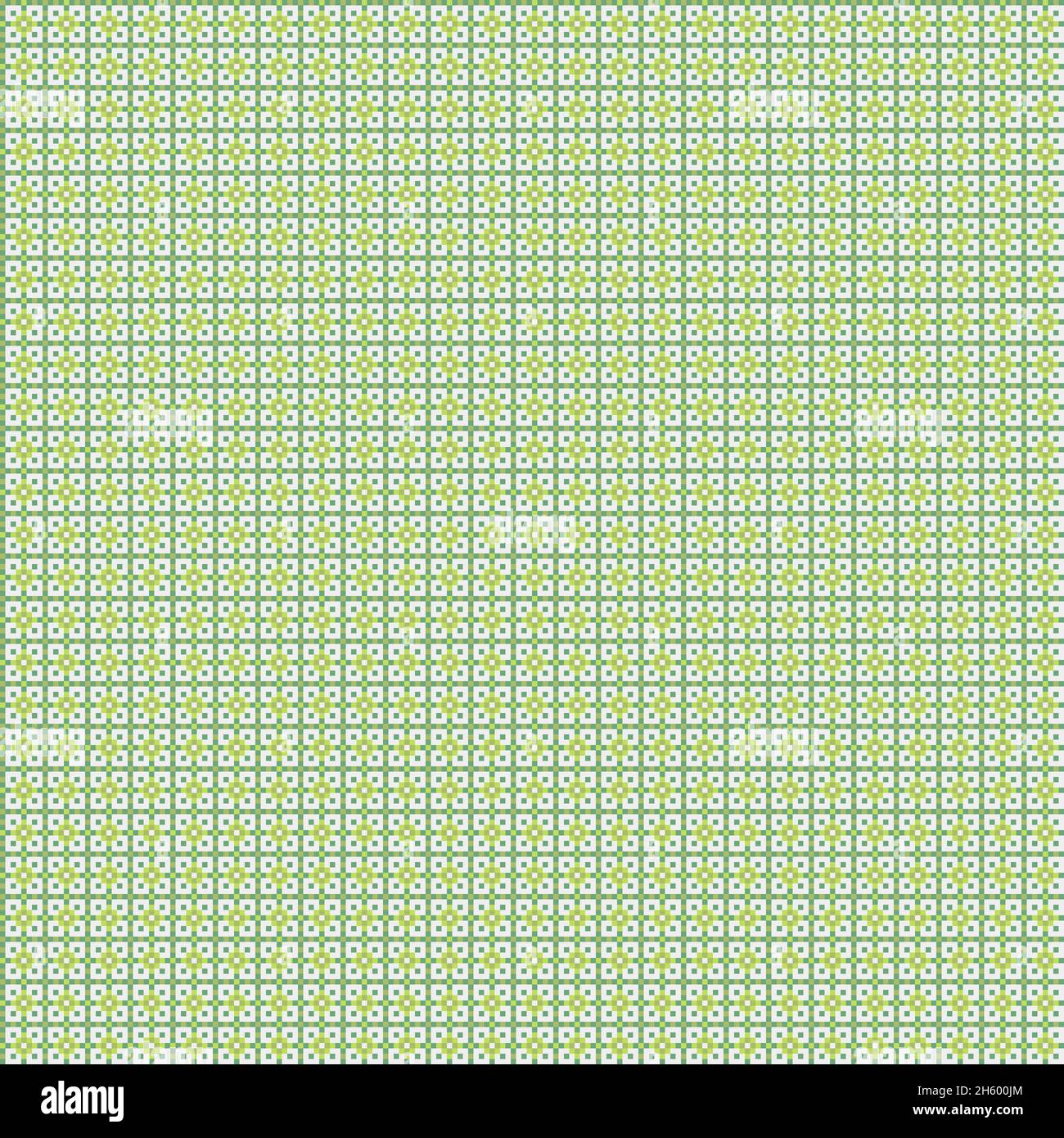 Abstract Cross Pattern Dotted Generative Computational Art Illustration