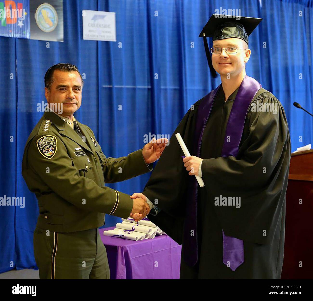 Creekside Adult School at Mule Creek State Prison graduation ceremony ...