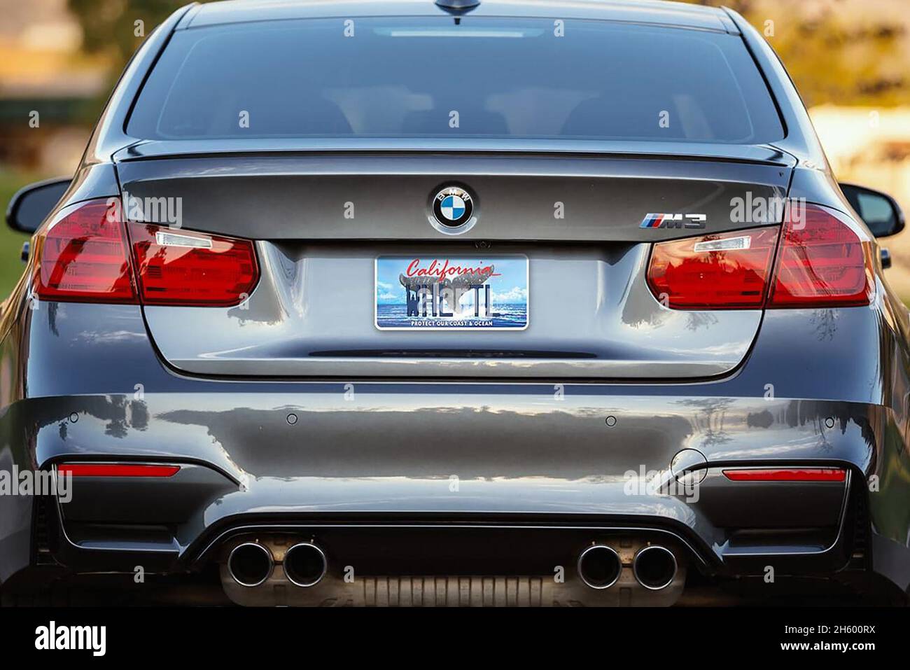 California coastal commission license plate hi-res stock photography ...