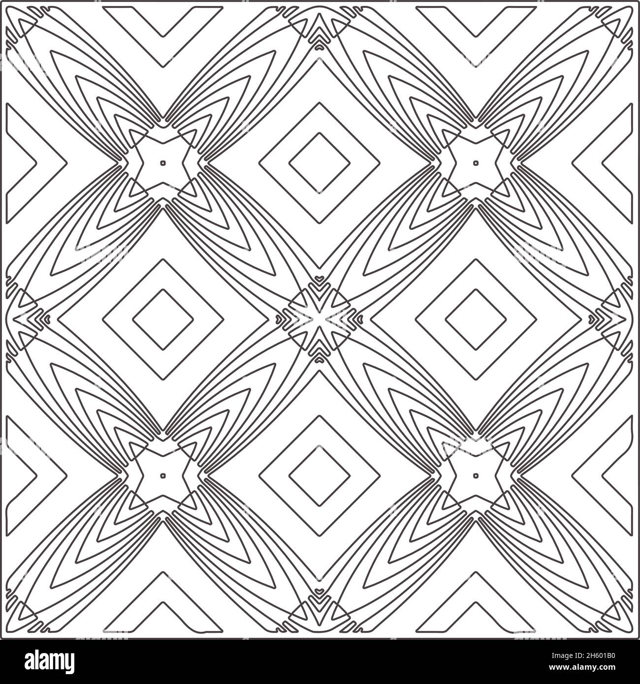 Repeating geometric tiles from striped elements.Modern geometric ...