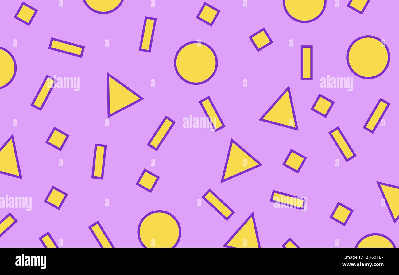 Geometric shapes color set hi-res stock photography and images - Alamy