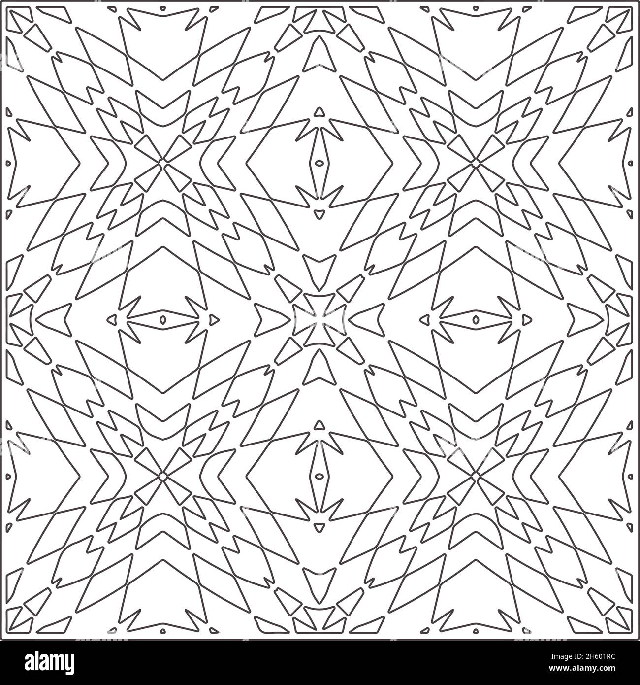 Repeating geometric tiles from striped elements.Modern geometric ...