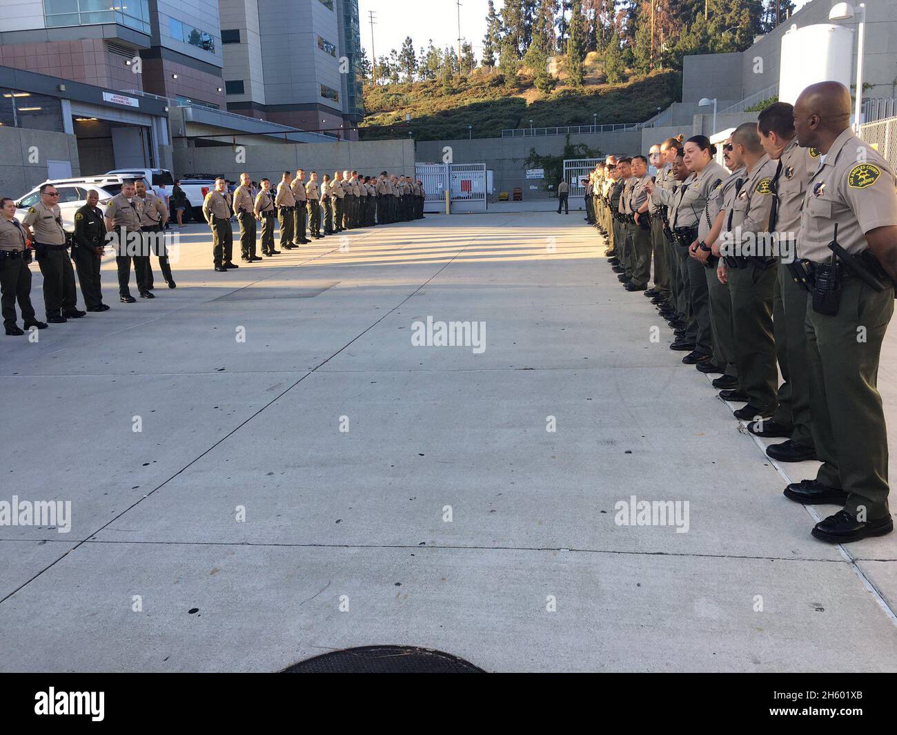 LASD deputies, hospital colleagues and friends paying their respects to ...