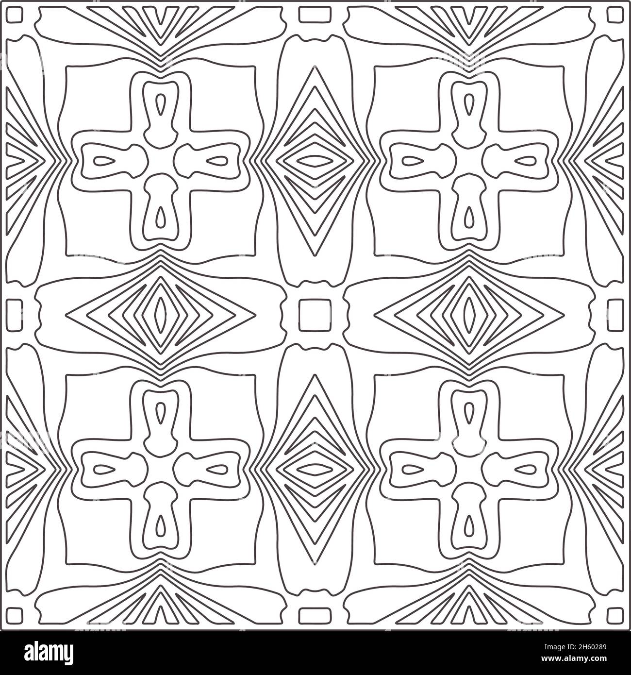 Repeating geometric tiles from striped elements.Modern geometric ...