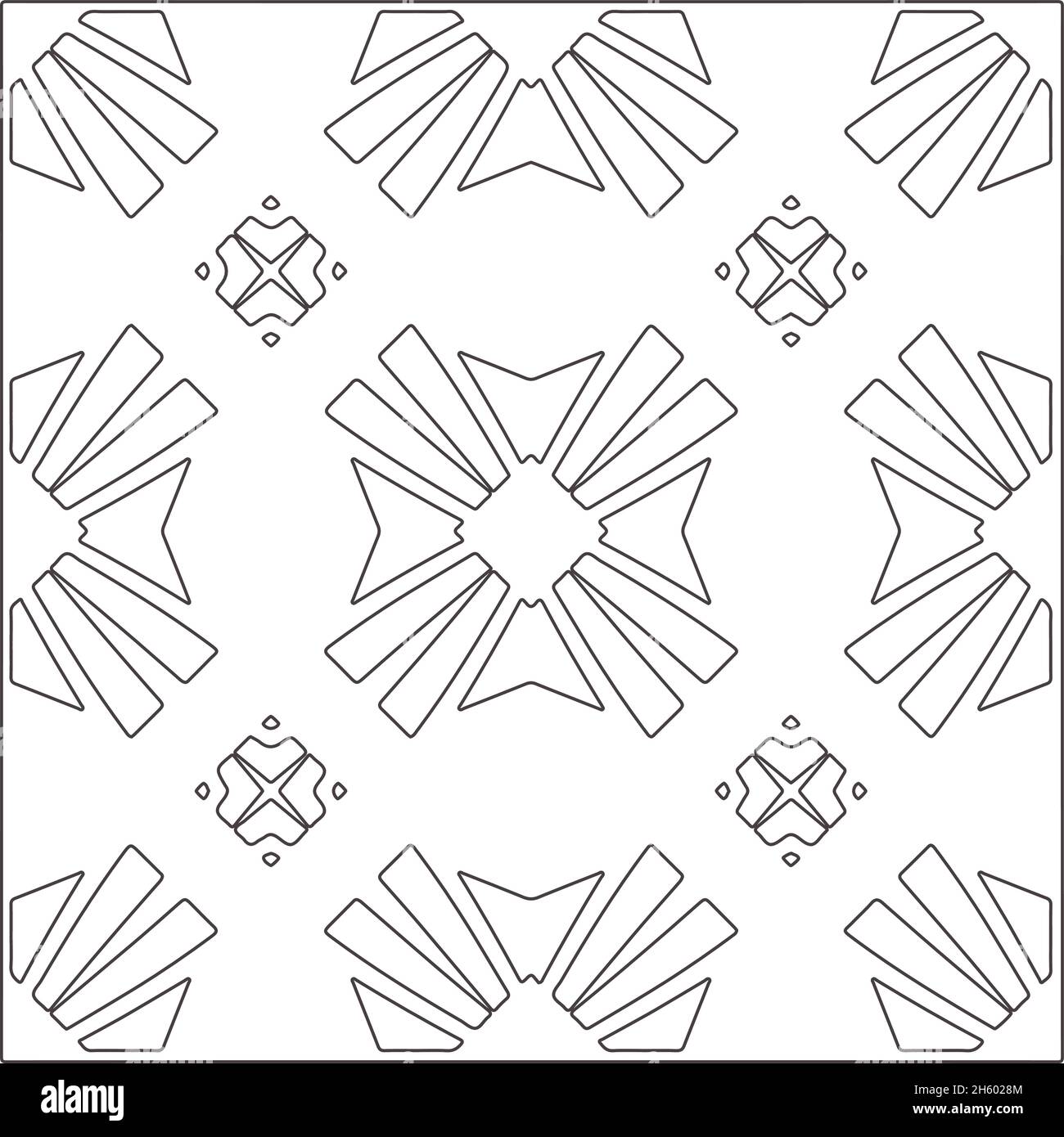 Repeating geometric tiles from striped elements.Modern geometric ...