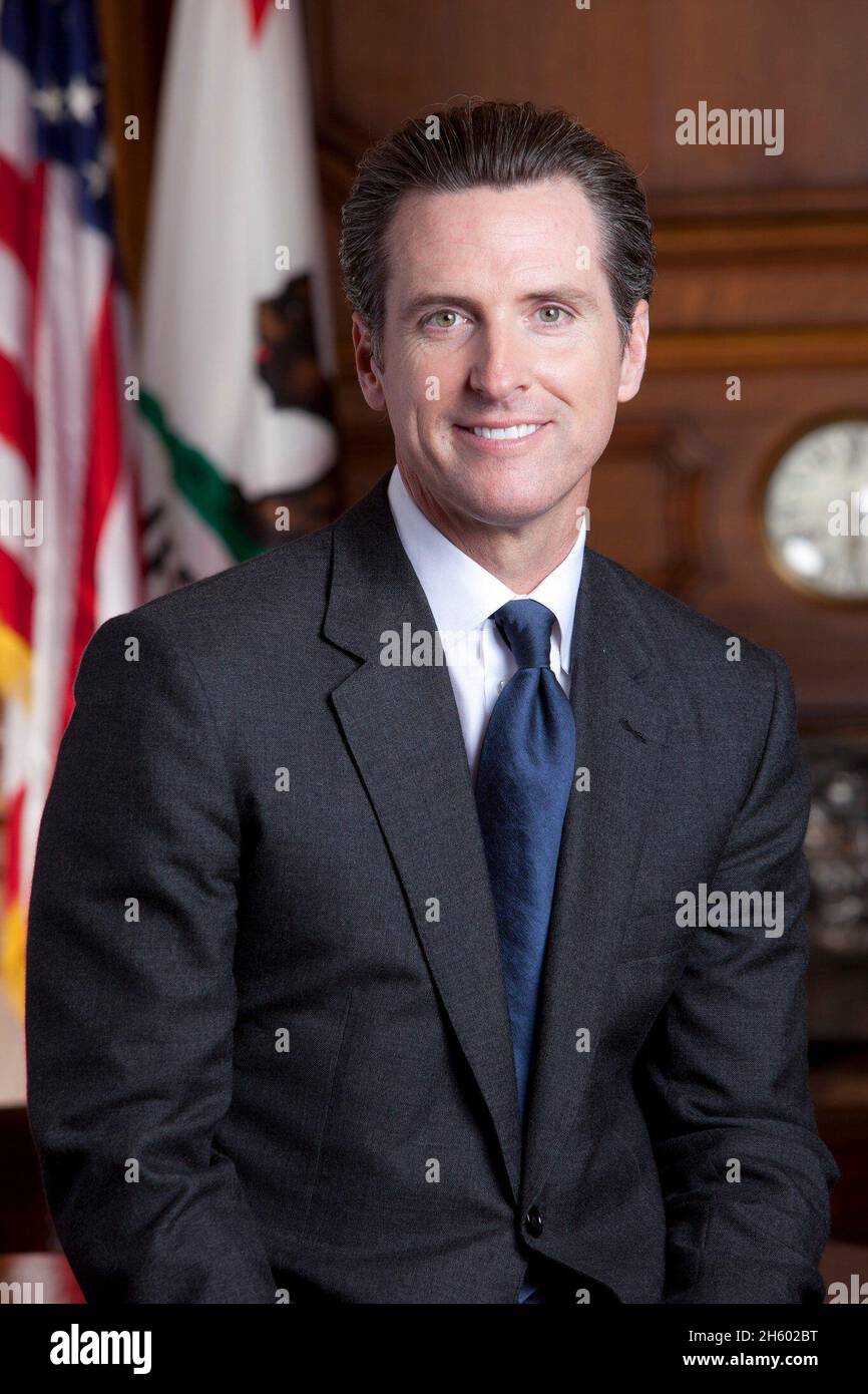 Lieutenant governor of california gavin newsom hi-res stock photography and images - Alamy