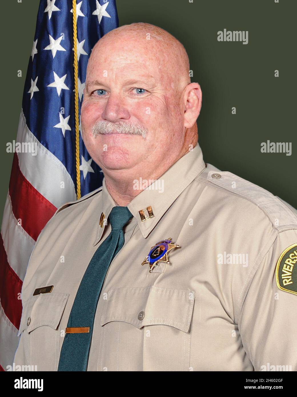 Riverside County Sheriff's Department Captain John Morin Stock Photo ...