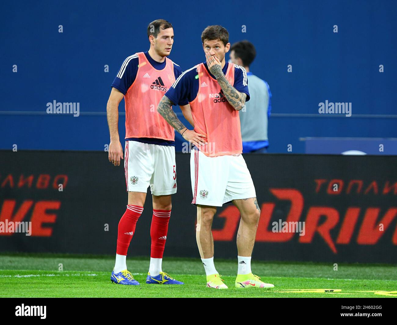 Saint Petersburg, Russia - 11 November 2021: Football, Qualification ...