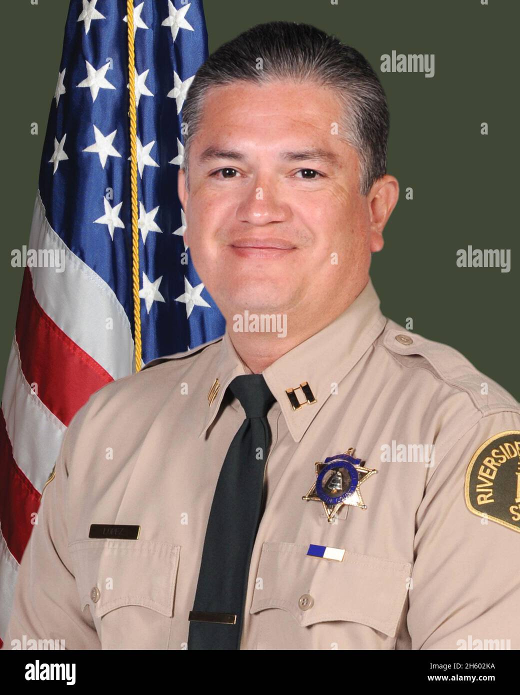 Riverside County Sheriff's Department Captain Herman Lopez Stock Photo ...