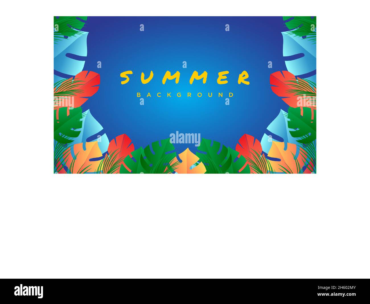 Blue Summer Background Stock Vector Image & Art - Alamy