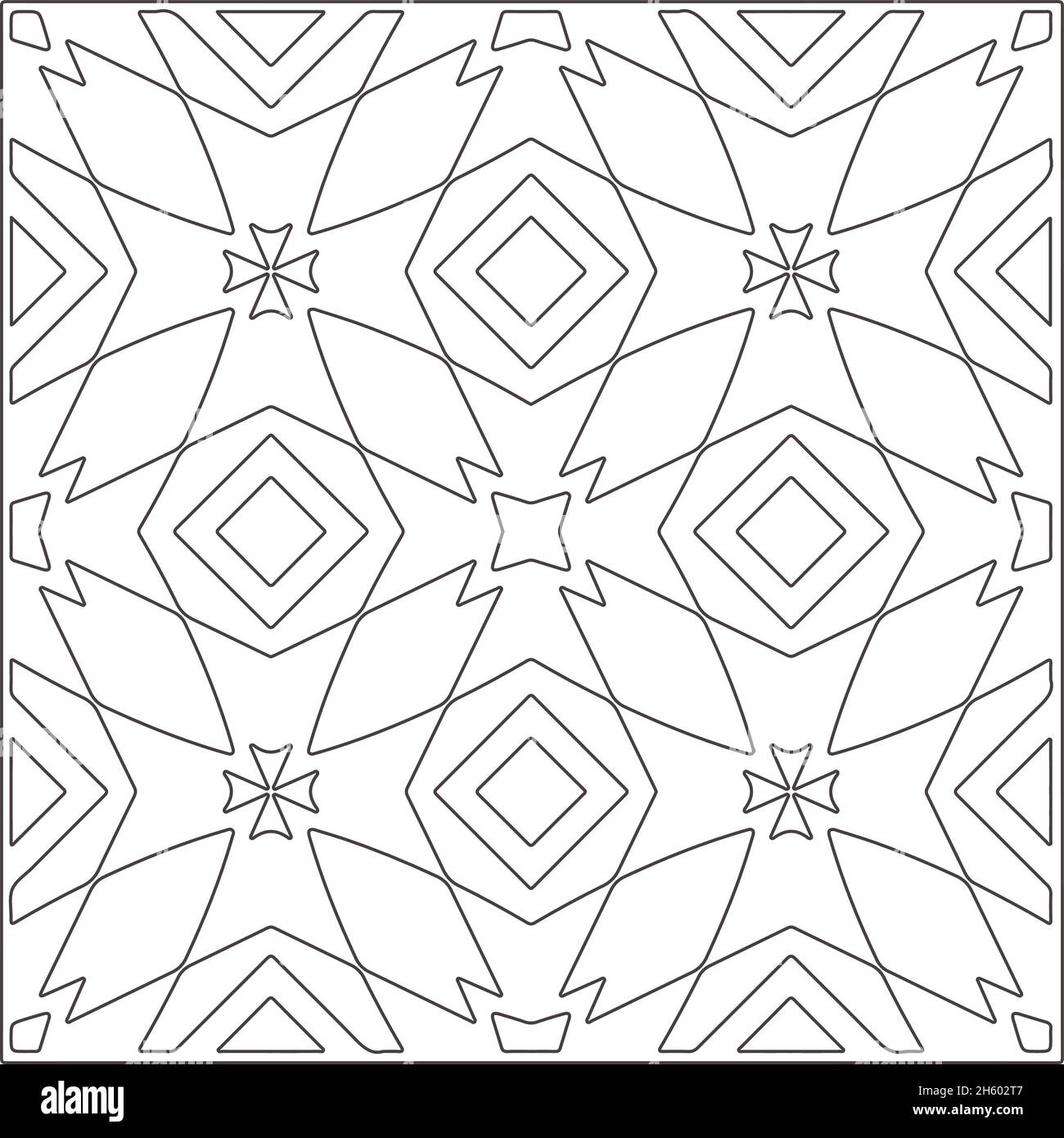 Repeating geometric tiles from striped elements.Modern geometric ...