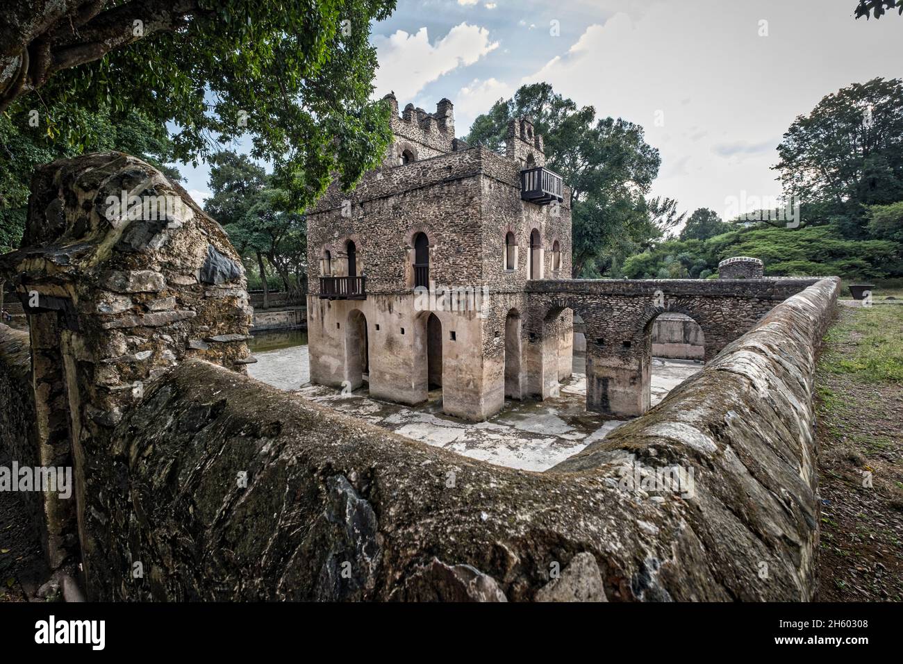 Fasiladas' Bath in Gondar, Ethiopia, Africa Stock Photo - Alamy