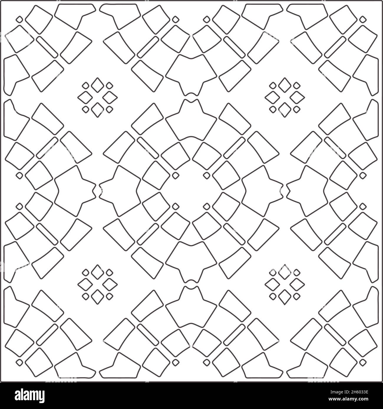 Repeating geometric tiles from striped elements.Modern geometric ...