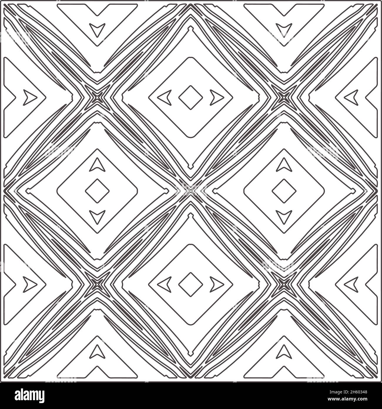 Repeating geometric tiles from striped elements.Modern geometric ...